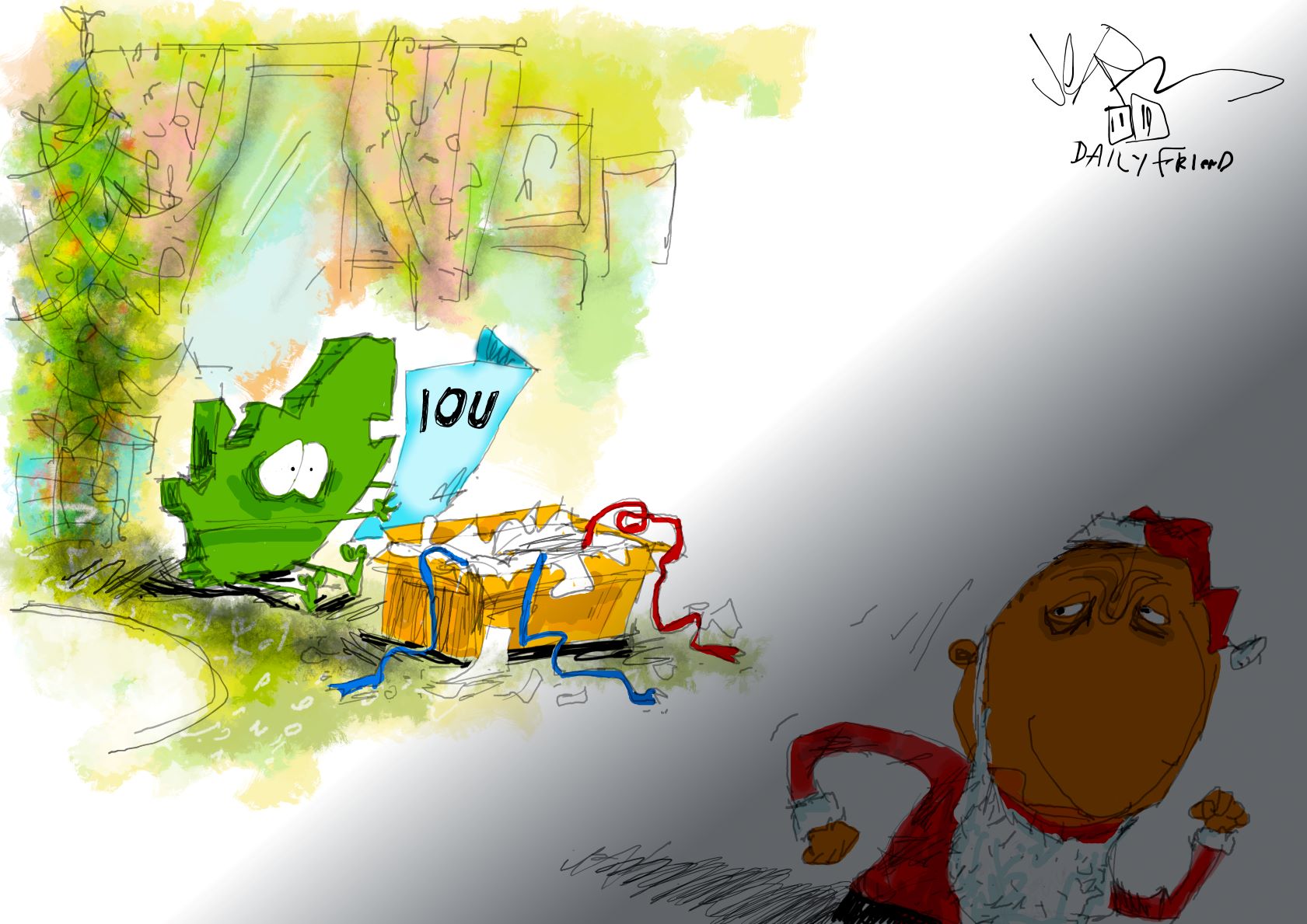 A Christmas IOU - Daily Friend