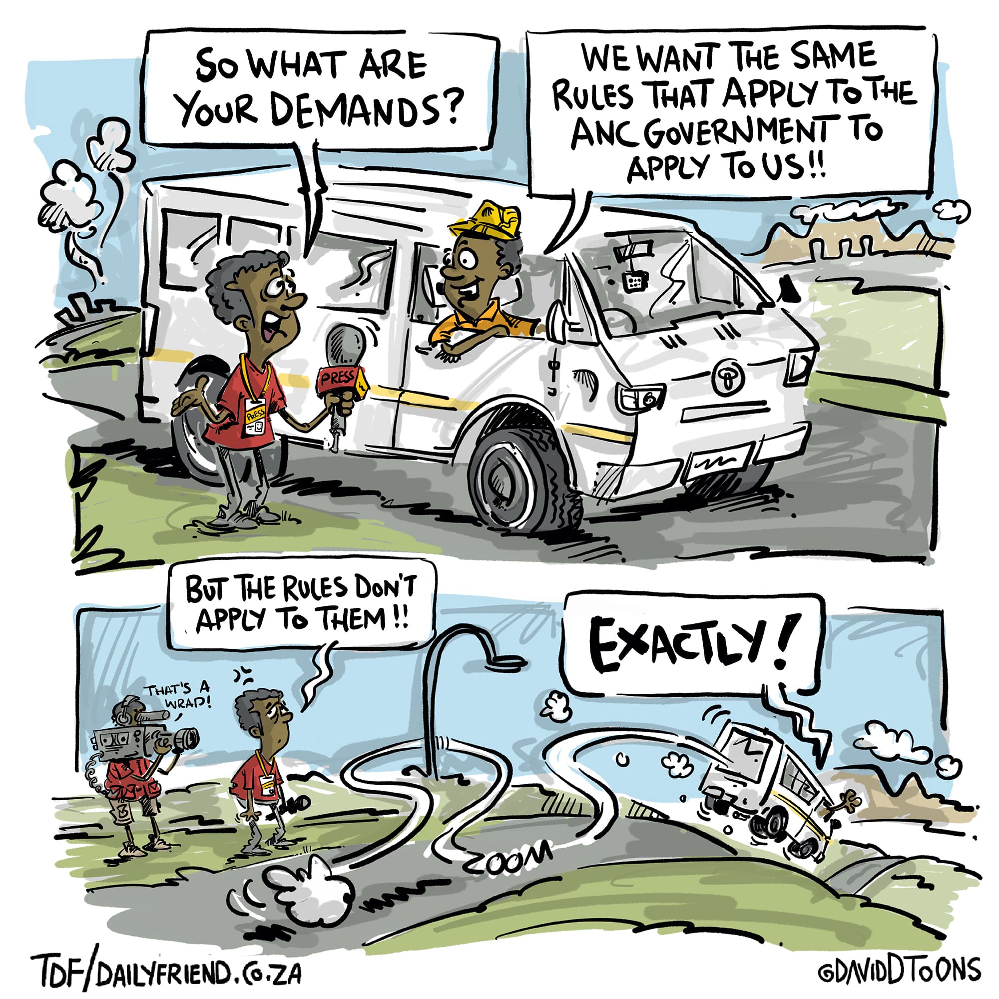 Taxi strike - Daily Friend