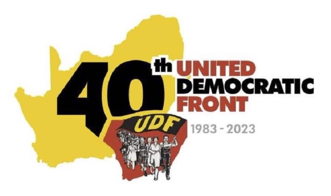 Reflections on the UDF’s fortieth anniversary - Daily Friend
