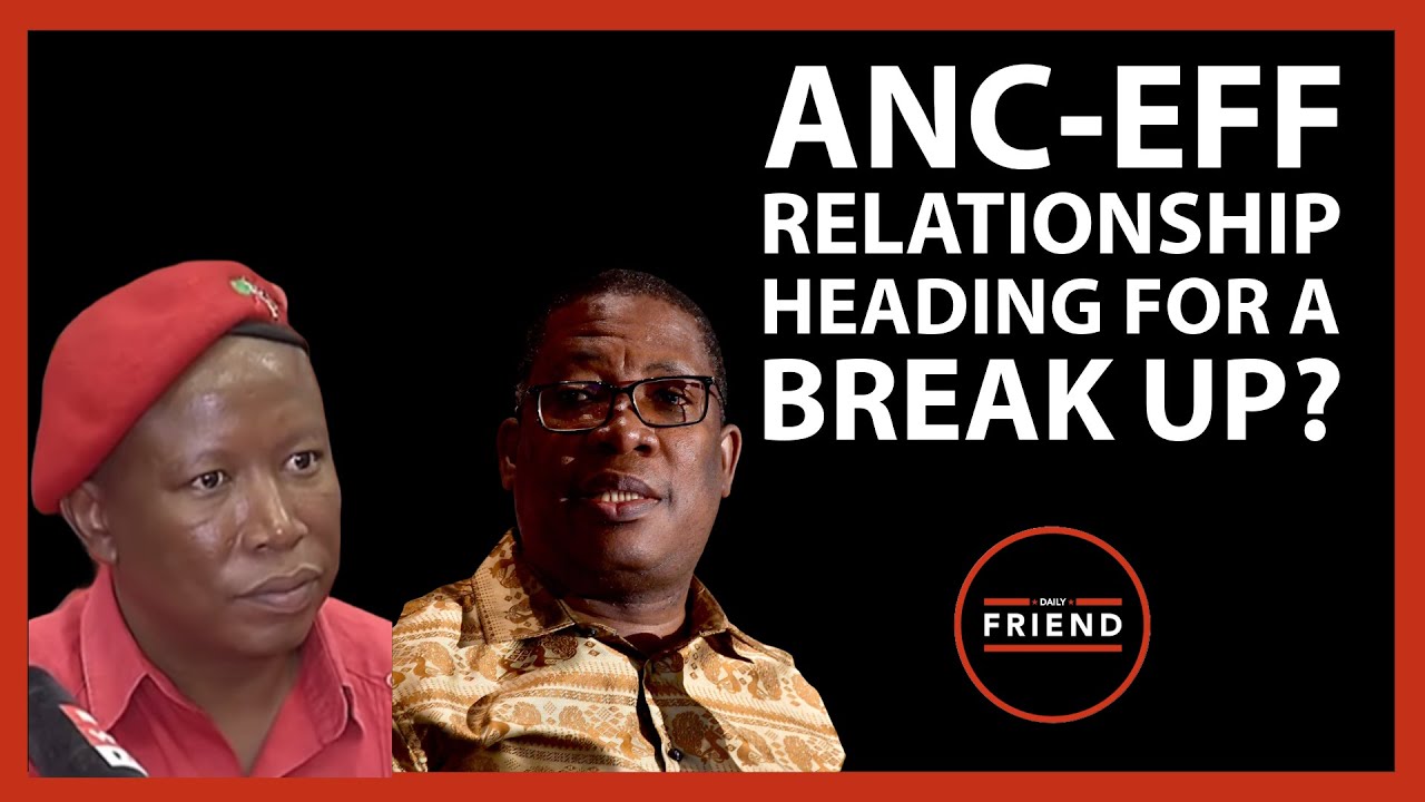 ANC-EFF relationship heading for a break up? - Daily Friend